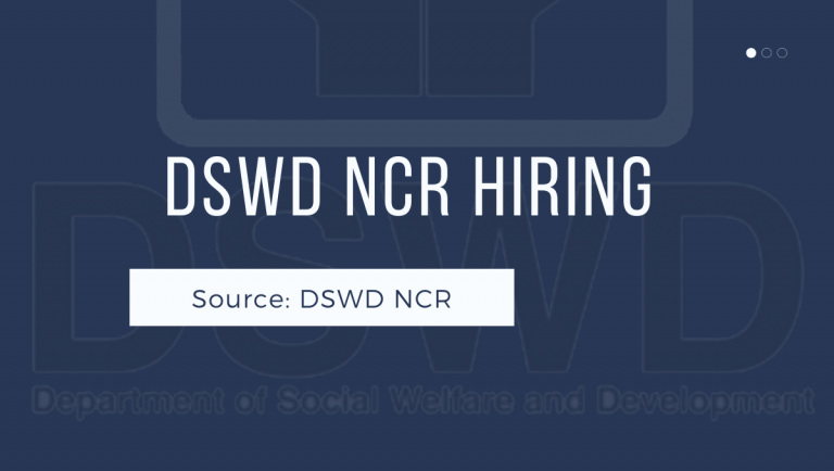 DSWD NCR Hiring UnliPositive dswd-ncr-hiring-unlipositive